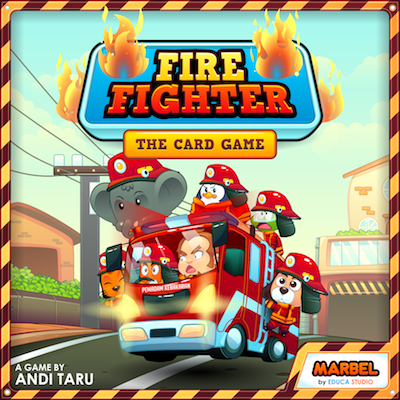 Marbel Firefighter - The Card Game | Boardgame | PlayDay.ID